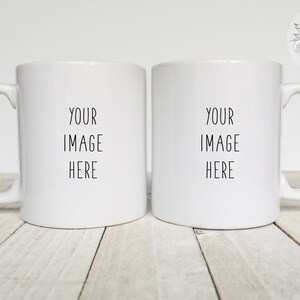 Front and Back Mug Mockup, Double Side Mug Mock-up for Styled Stock ...