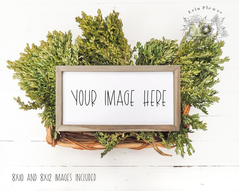 Wood Sign Mockup Rustic Wood Frame Mock-up Farmhouse Style - Etsy
