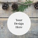 Card Mockup Bundle, Invitation Mock up Bundle for Winter Themed Stock ...