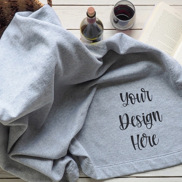 Stadium Blanket Mockup - Etsy