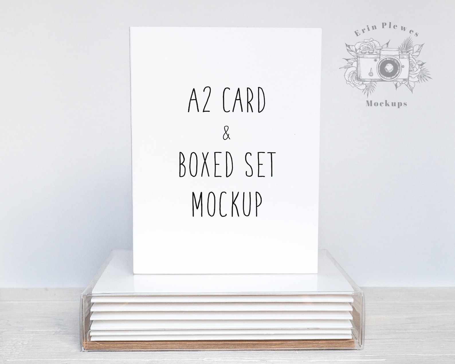 A2 Card Mockup Box Set Greeting Card Mockup Set Stationery | Etsy