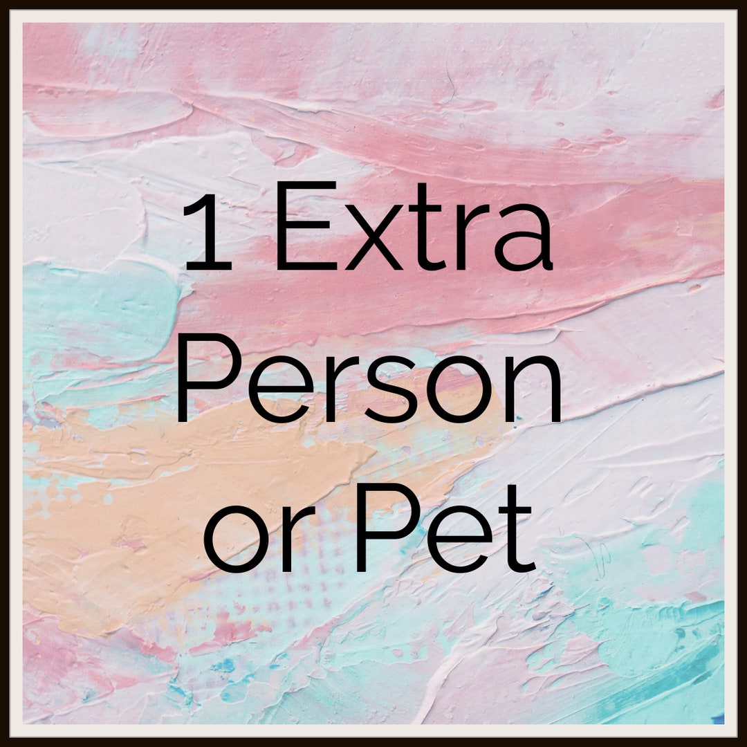 Add on 1 Person - for Custom Digital Portraits Only - ADD ON - Etsy