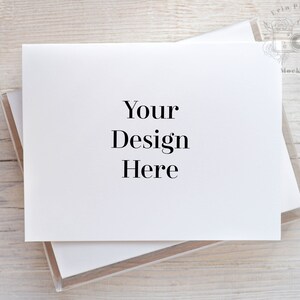 Greeting Card Mockup Smart Object, A2 Thank You Card Mock up Boxed Set ...
