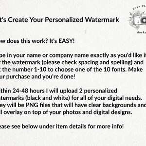 Personalized Watermark, Customized Watermark PNG, Company Name ...