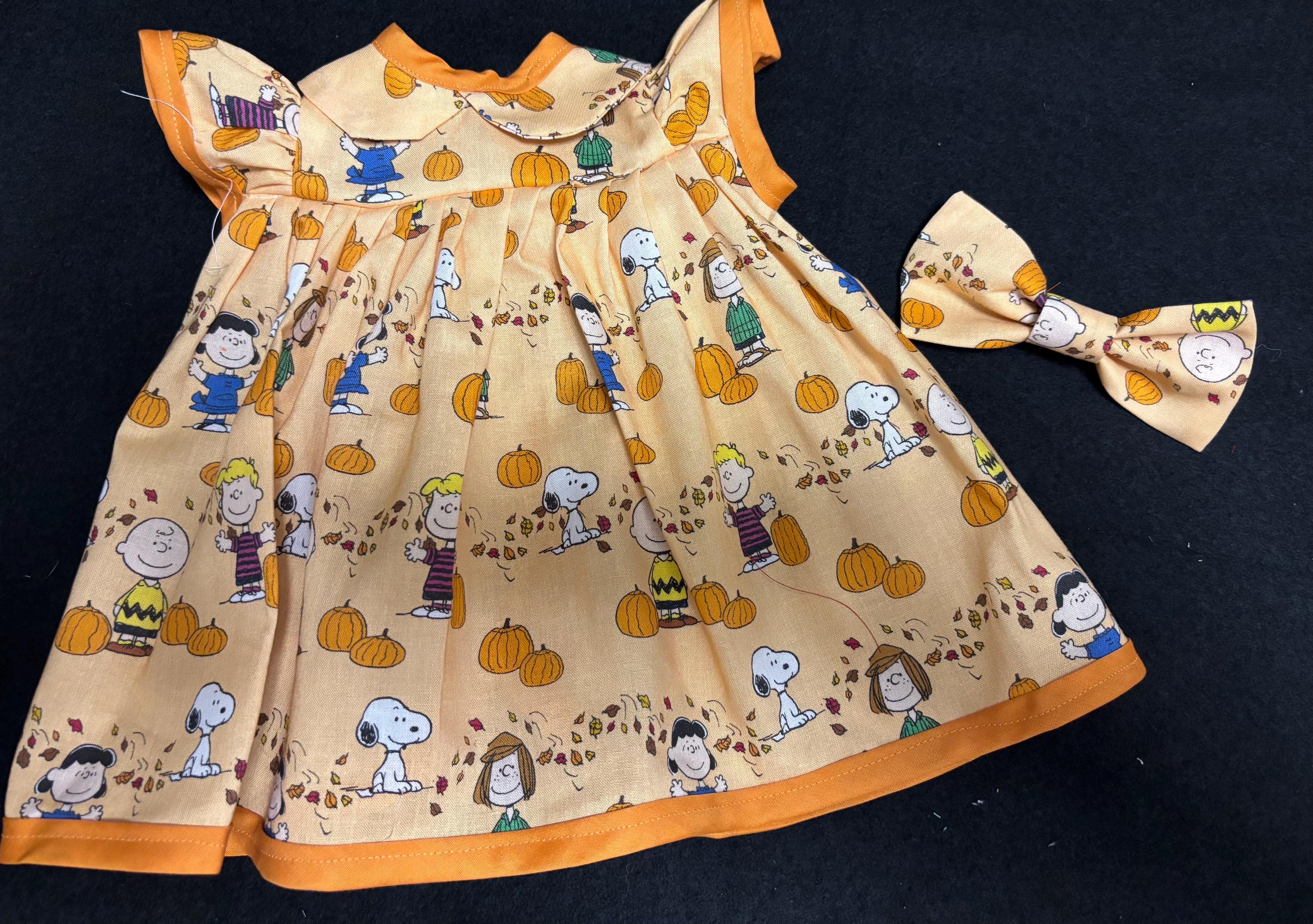 Porch Goose Dress With Matching Bonnet Fall It’s the Great Pumpkin ...