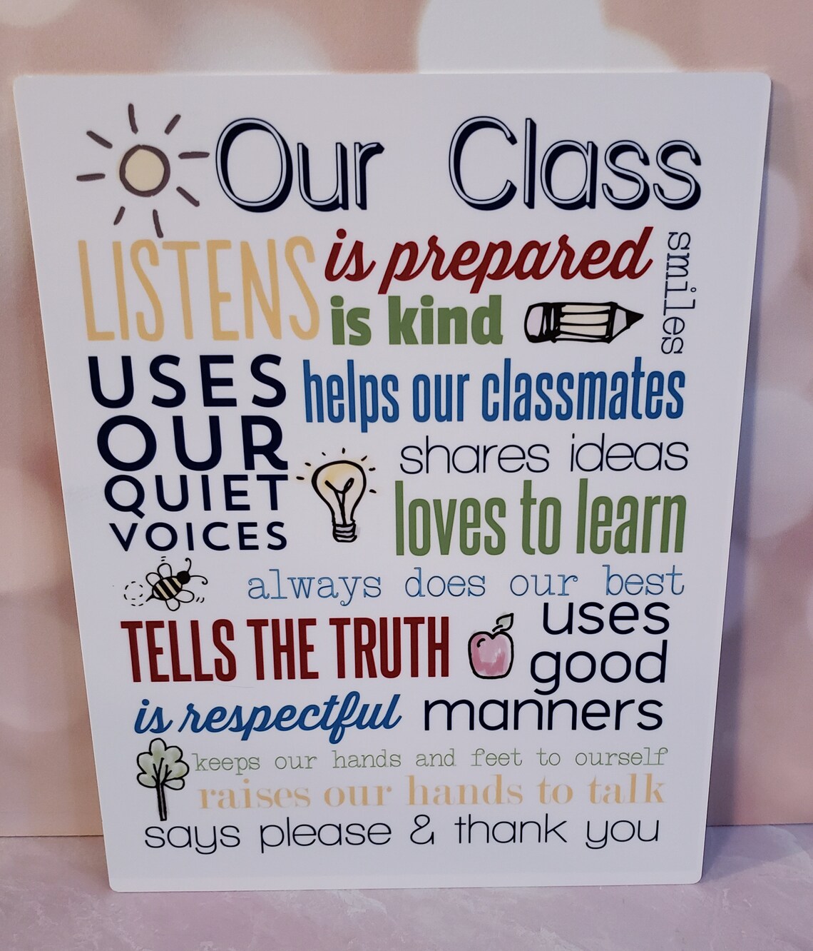 Our Class Sign - Etsy