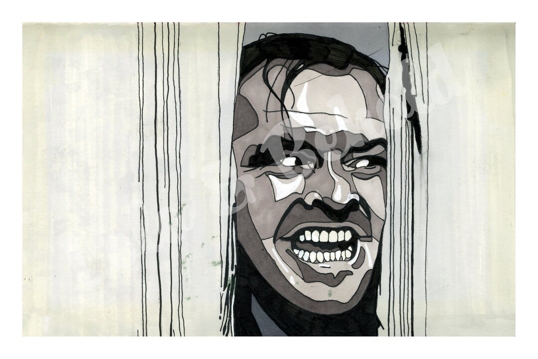 Here's Johnny | 8x12 Art Print - Etsy