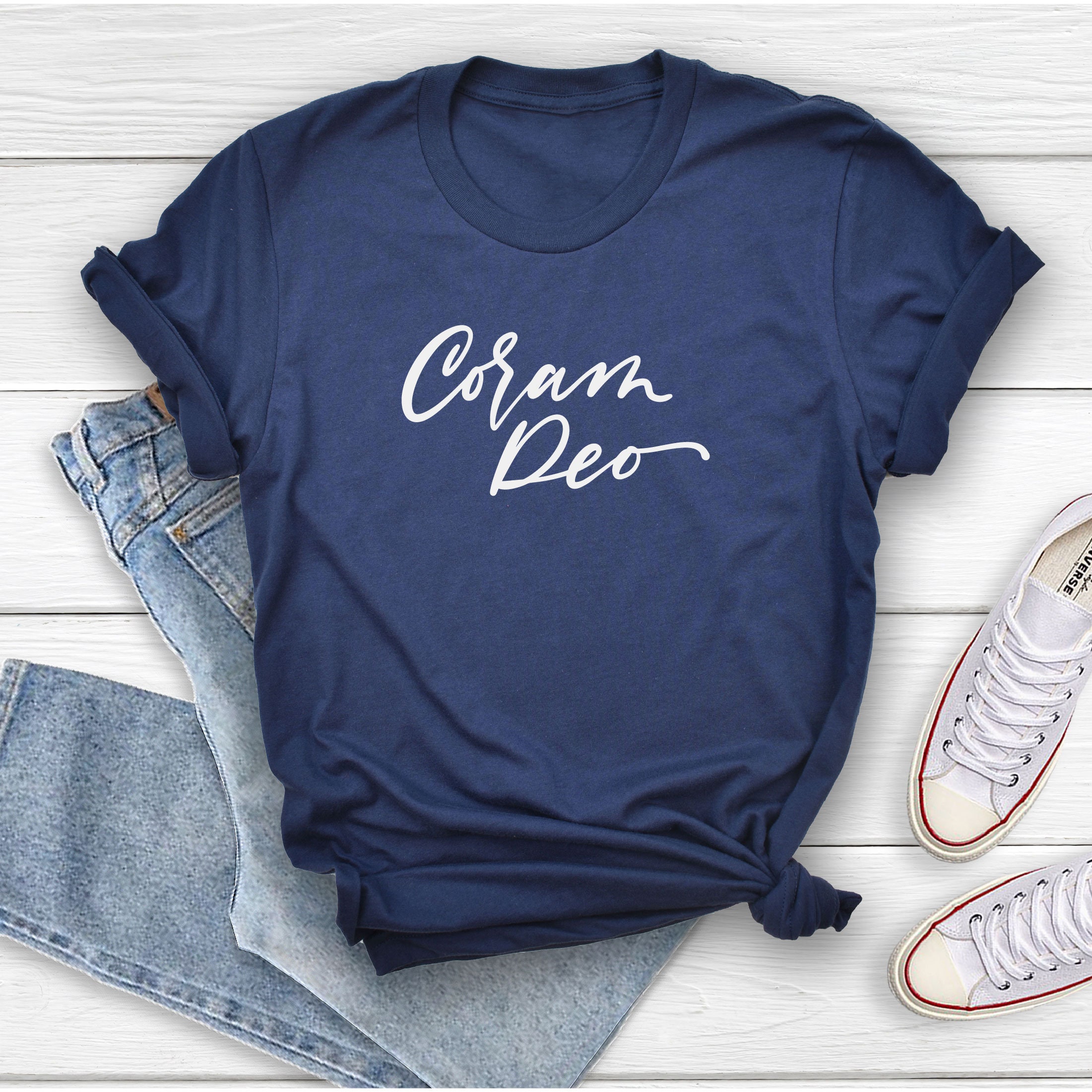 Coram Deo Short-sleeve T-shirt | Etsy