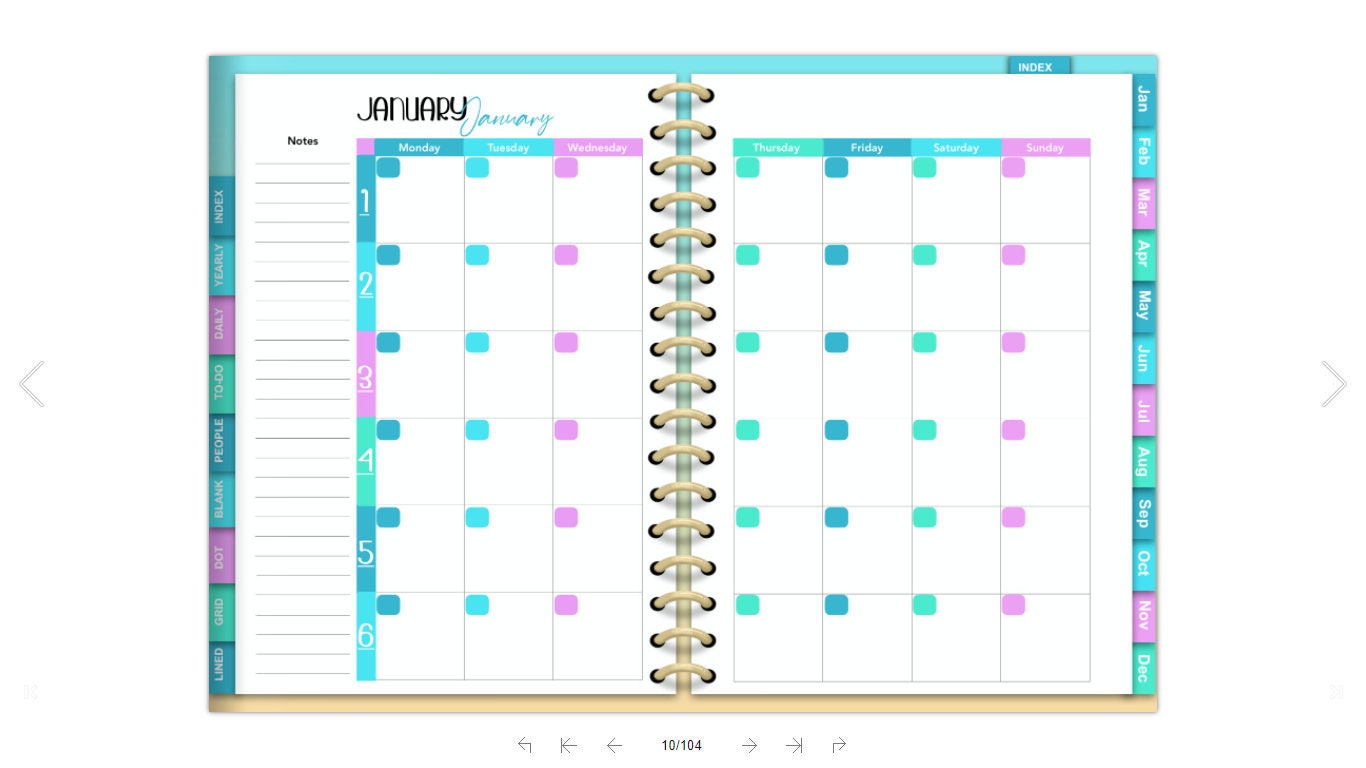 2022-2023 Ultimate Digital Planner | Monthly, Weekly, and Daily Planner ...