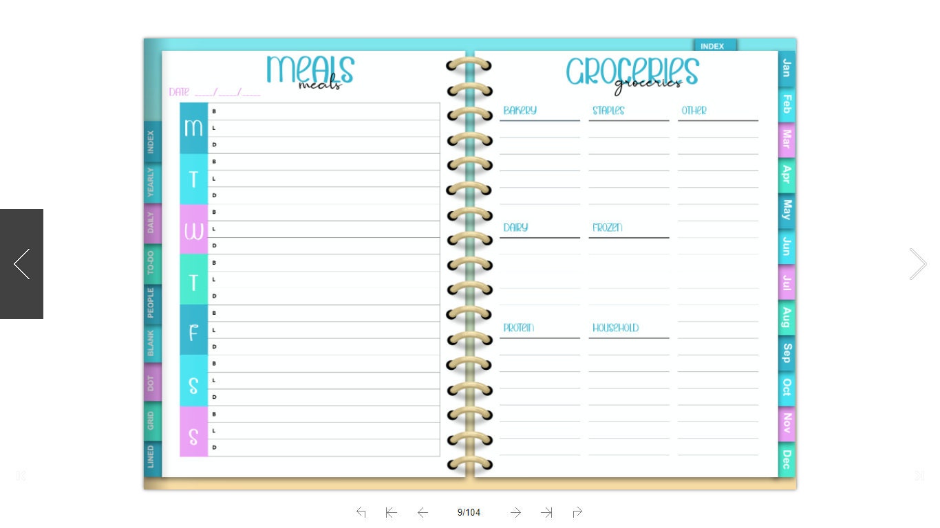 2022-2023 Ultimate Digital Planner | Monthly, Weekly, and Daily Planner ...