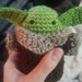 PATTERN - Crochet Baby Alien in Crib Ornament - Etsy