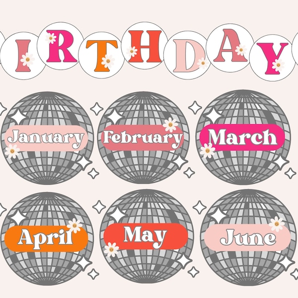 Birthday Bulletin Board Printable - Etsy