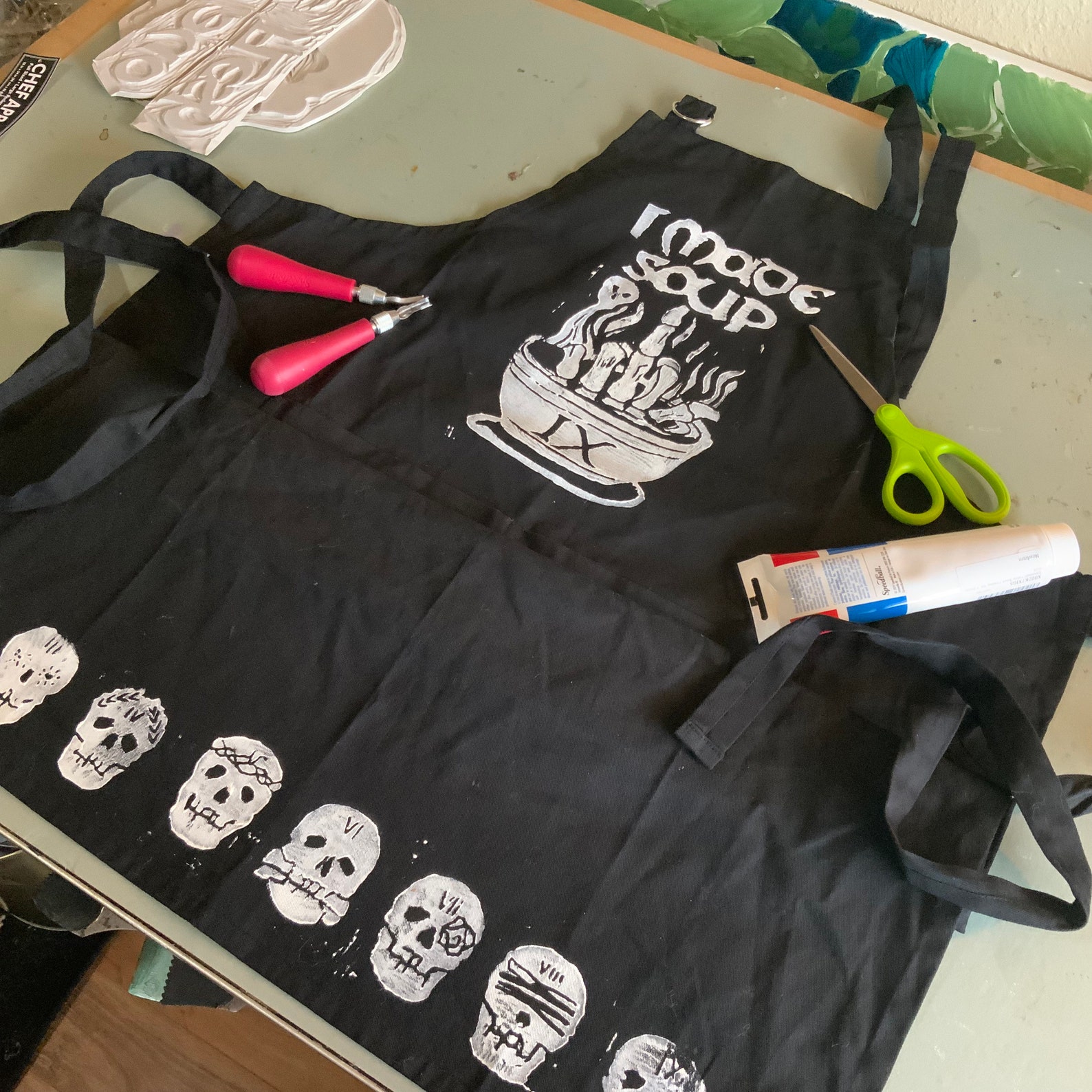 I Made Soup Apron made to Order - Etsy