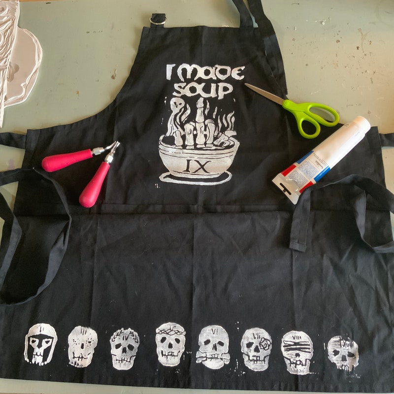 Skull Apron - Etsy