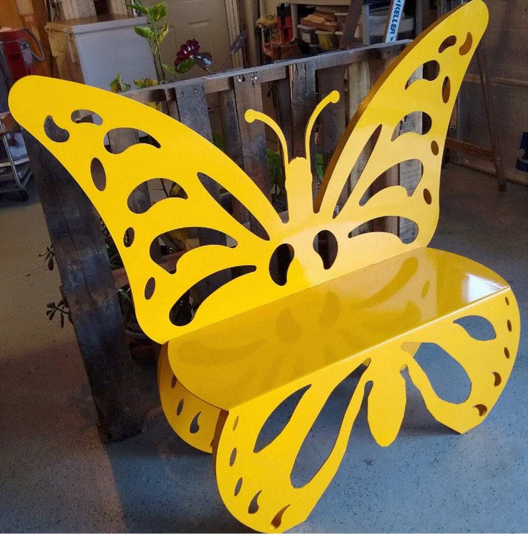 Memorial Bench, Bench, Butterfly, Custom Bench - Etsy