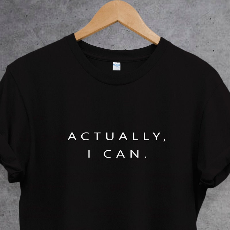 Actually I Can - Etsy