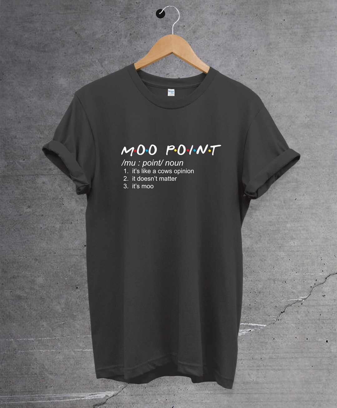 Moo Point Definition Friends T-shirt. Retro 90's Vintage Gift, Joey ...