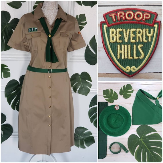 Troop Beverly Hills Dress Costume Patch Beret Wilderness Girls - Etsy