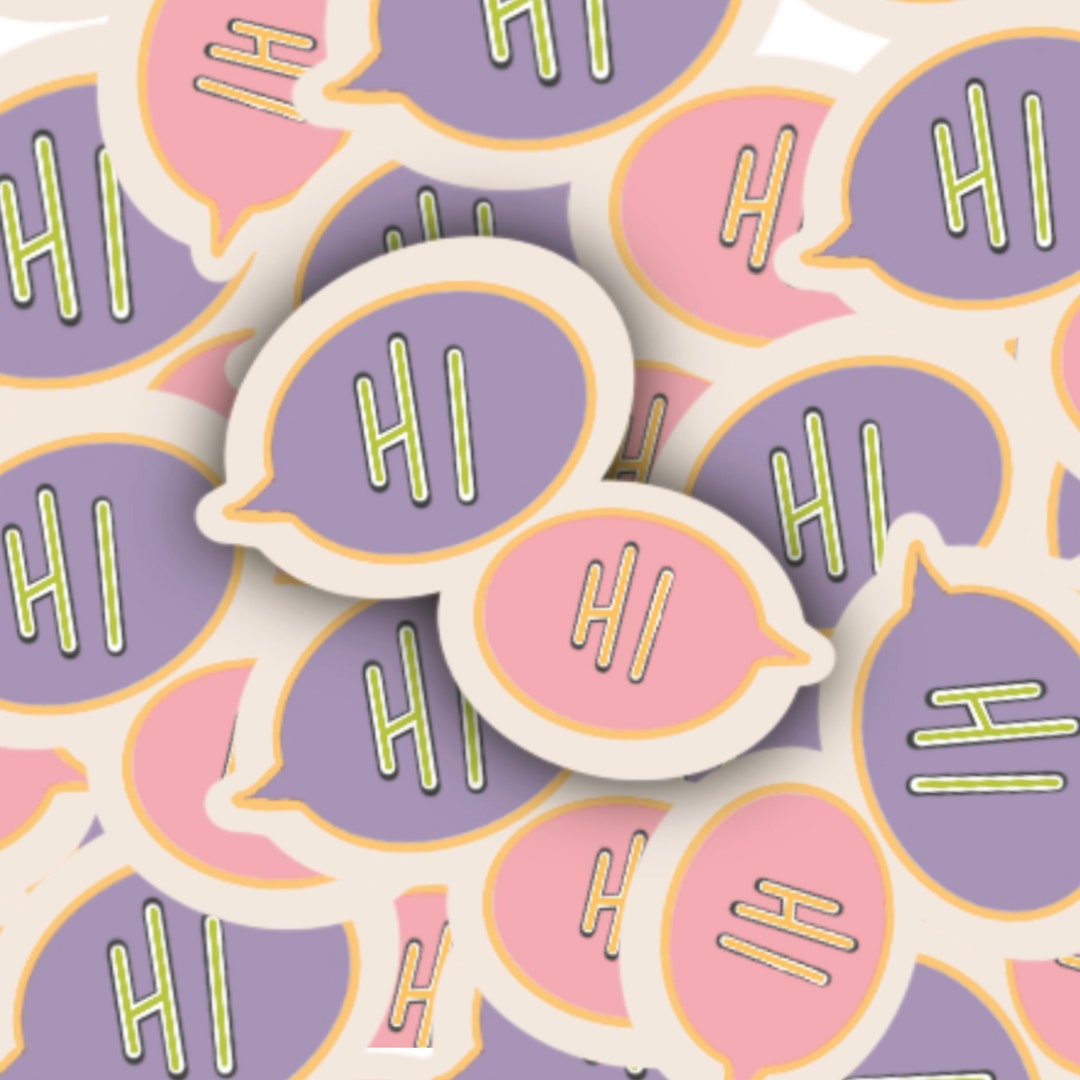 Hi | Heartstopper Sticker - Etsy