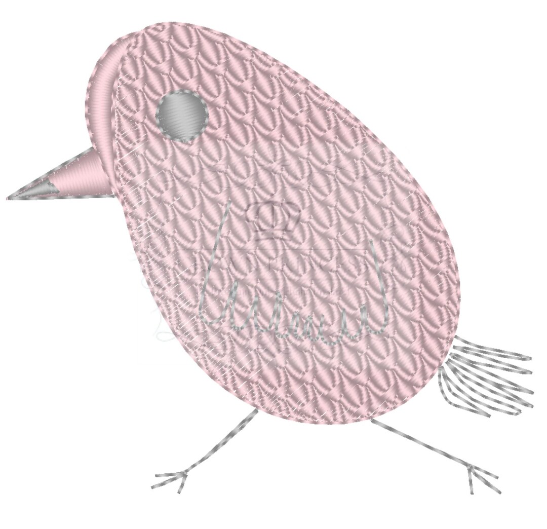 Schattige Kleine Vogels Set Van 3 Maten Applicatie Borduurontwerp Voor ...