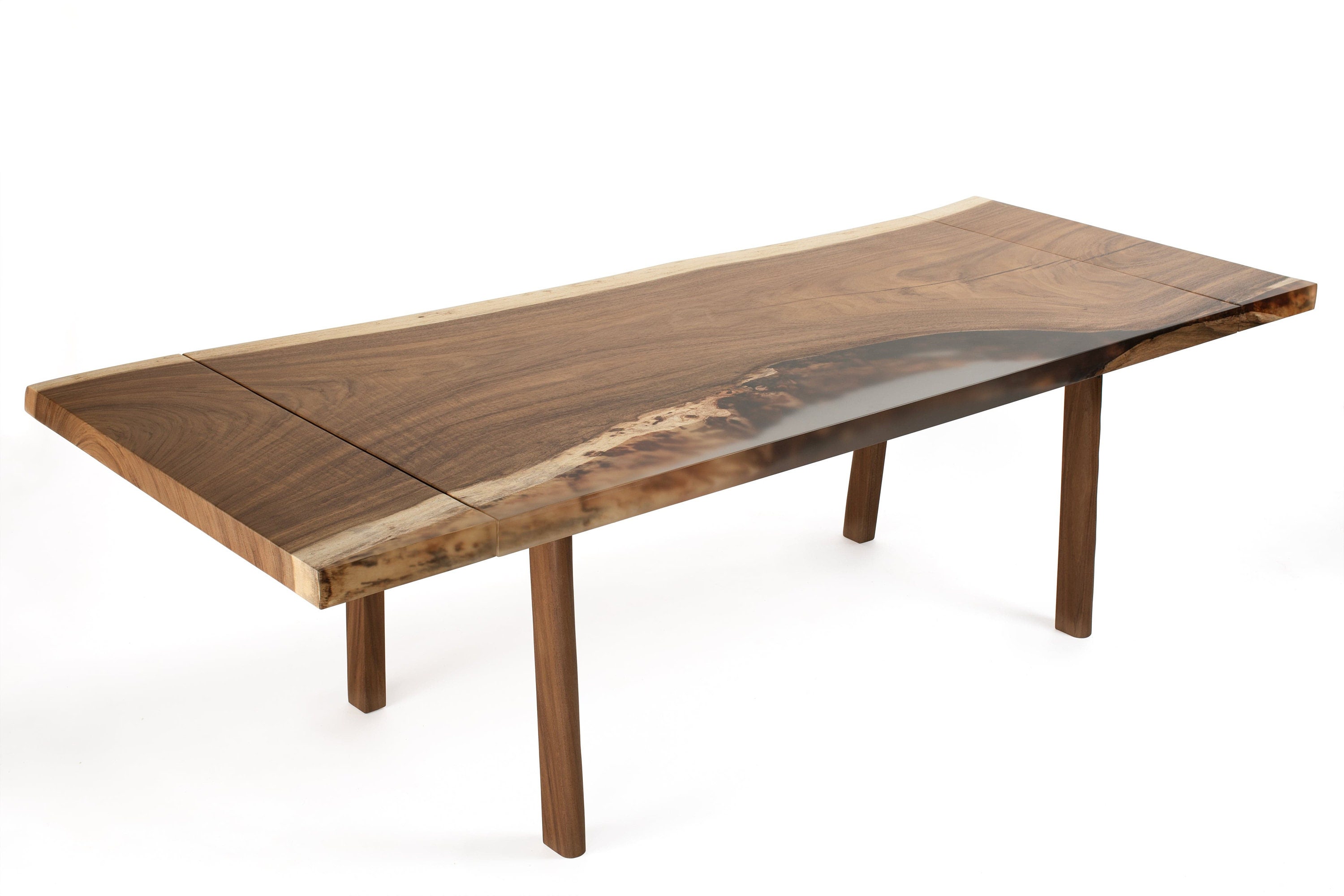 Extendable Exotic Wood Dining Table - Etsy