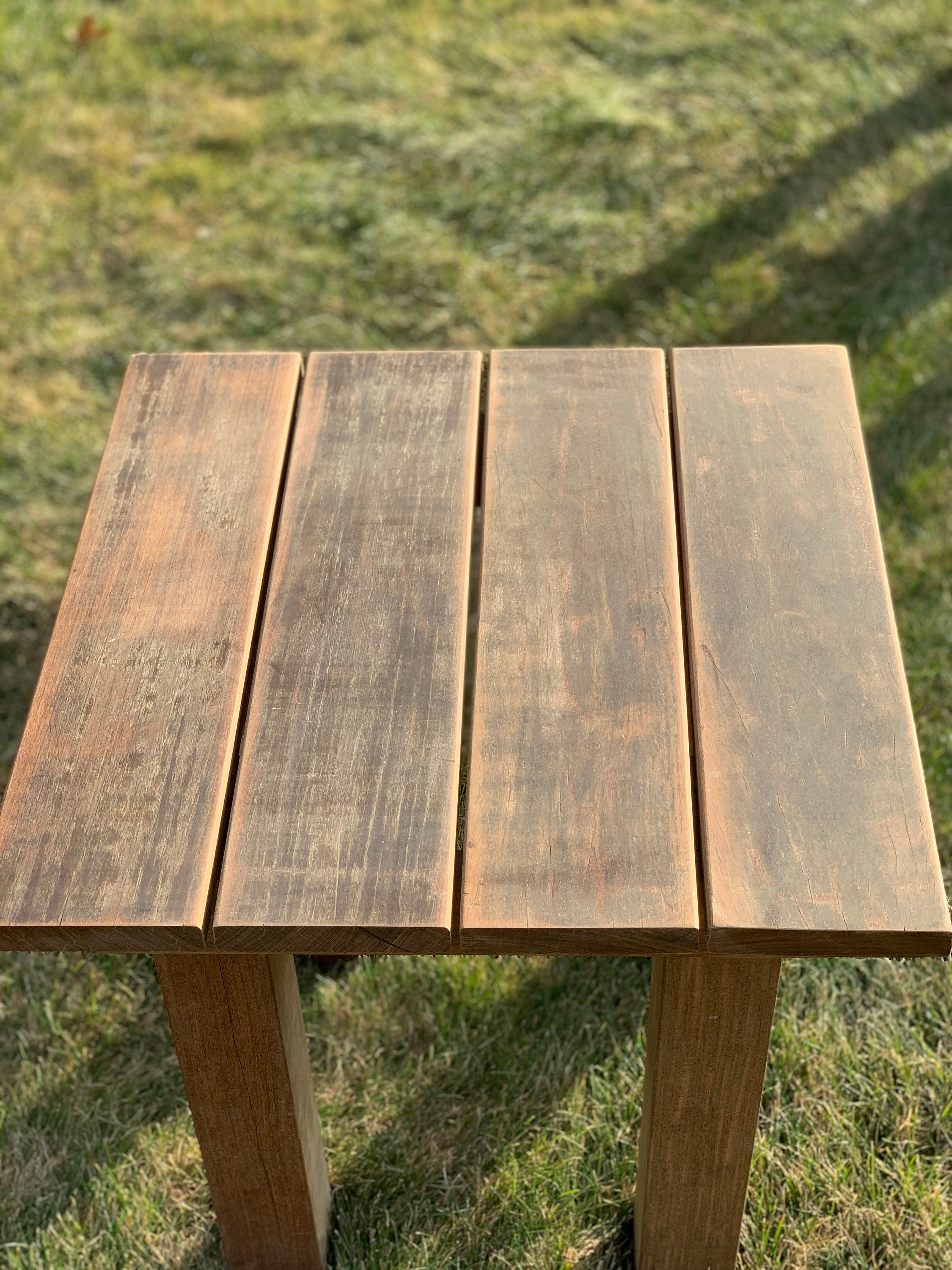 Reclaimed Ipe Coffee and Side Table Set - Etsy