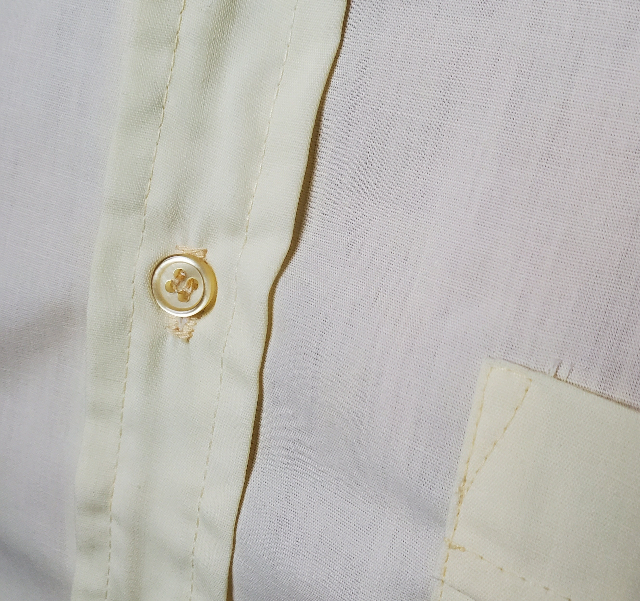 A Beautifully Made Vintage 70 Button up Short Sleeve Lemon - Etsy