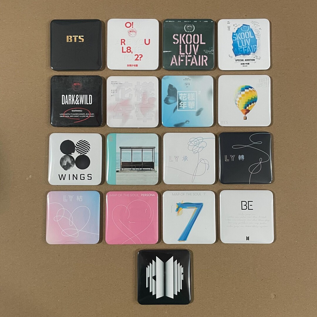 BTS Albums Magnet Collection | ARMY Keepsake | ARMY Gift / Freebies ...