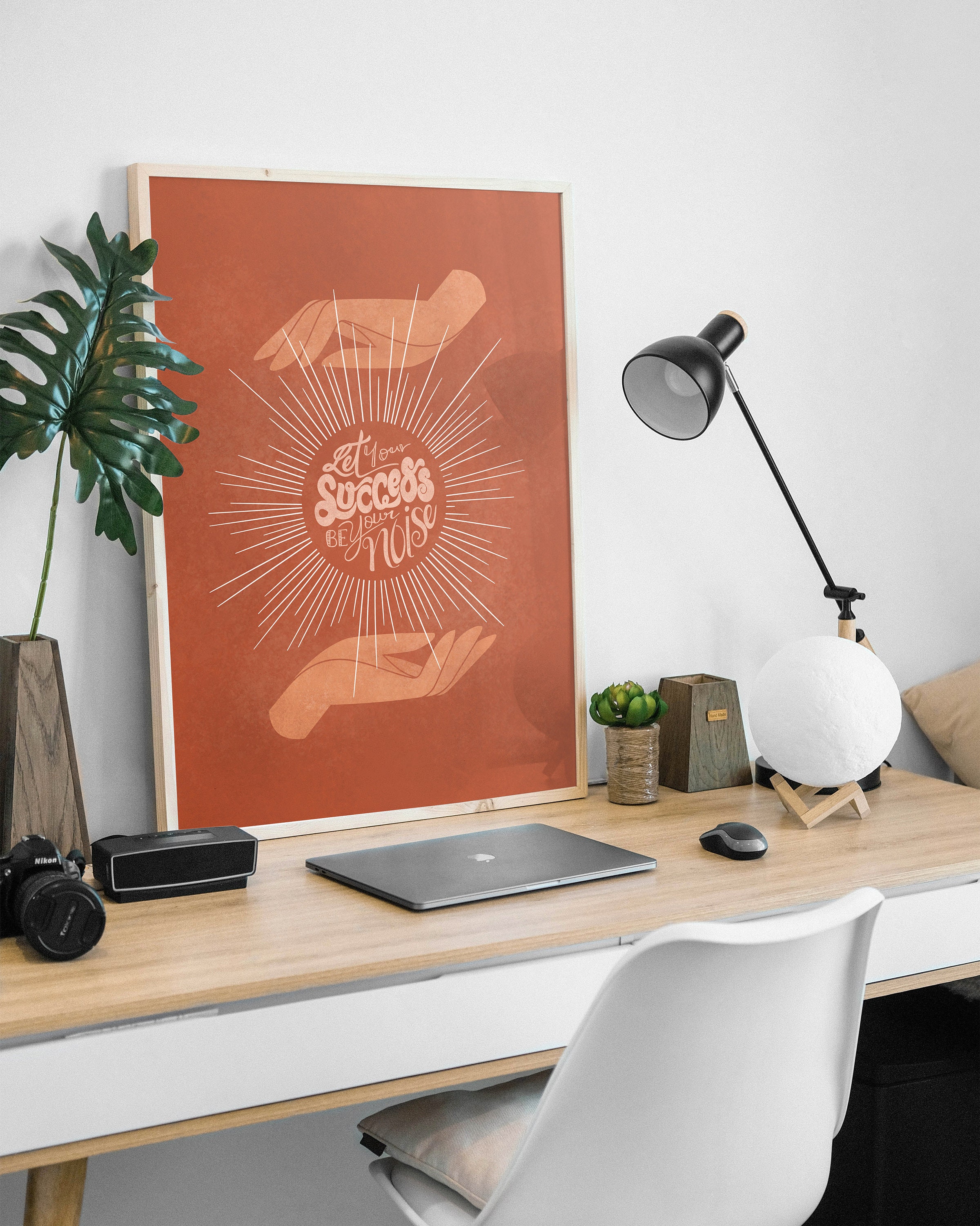 Minimalist Motivational Poster Motivational Quote Burnt - Etsy