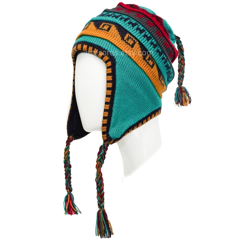 Fleece Lined Peruvian Hat - Etsy