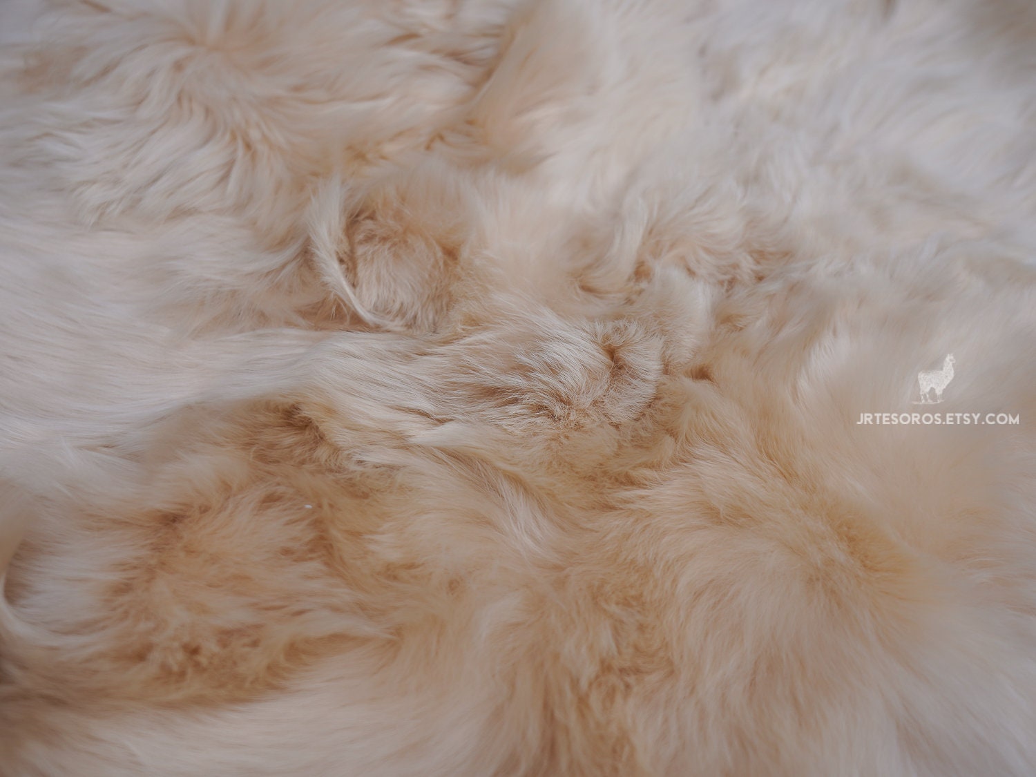Luxurious Alpaca Fur Rug Champagne Alpaca Fur Rug Area Soft - Etsy
