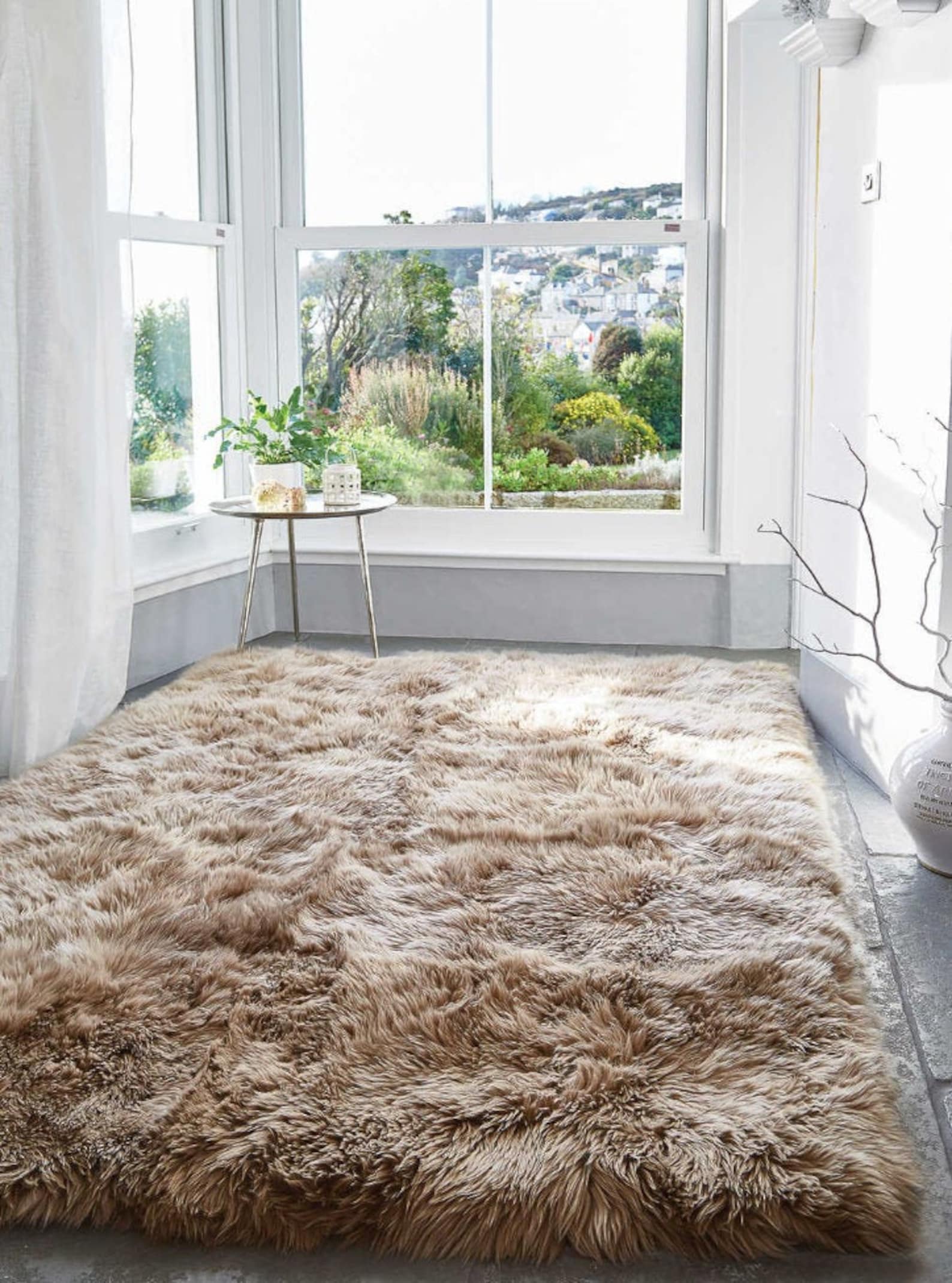 Luxurious Alpaca Fur Rug Caramel Alpaca Fur Rug Area - Etsy