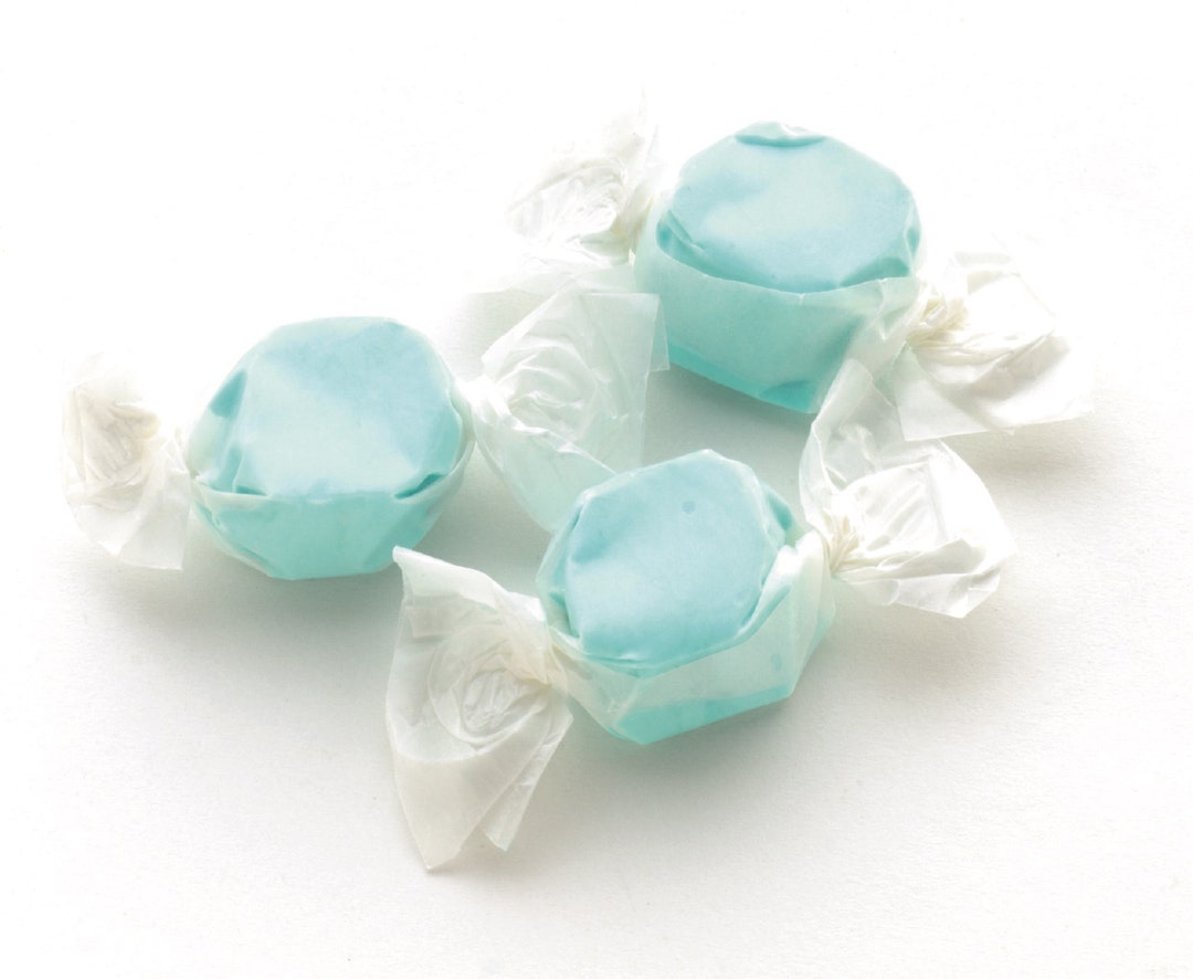 Blue Raspberry Salt Water Taffy, 3 Lb. Bag - Etsy