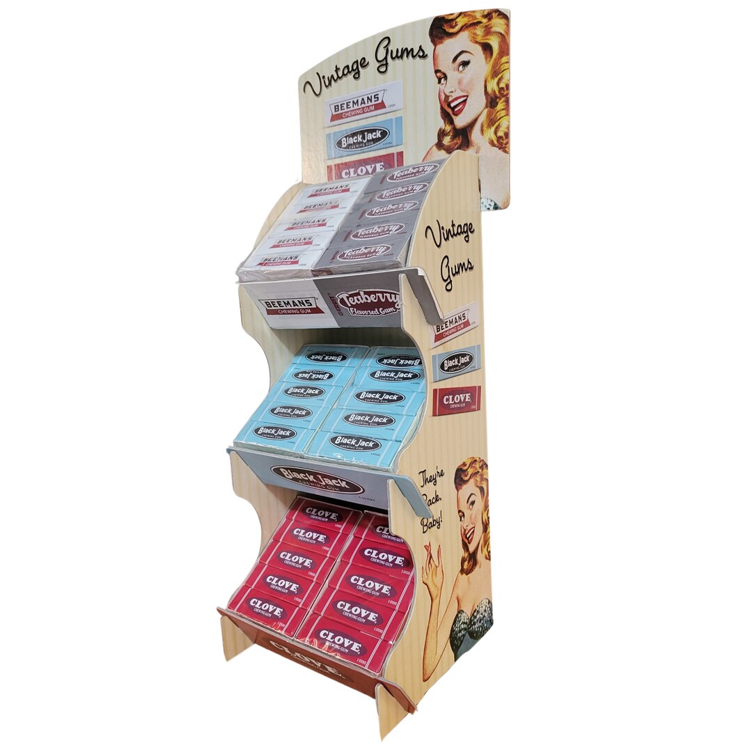 Vintage Gum Display 6 Boxes of 20 Packs - Etsy