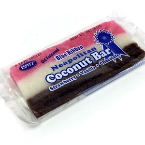 Neapolitan Coconut Bars - 24 Ct Box - Etsy