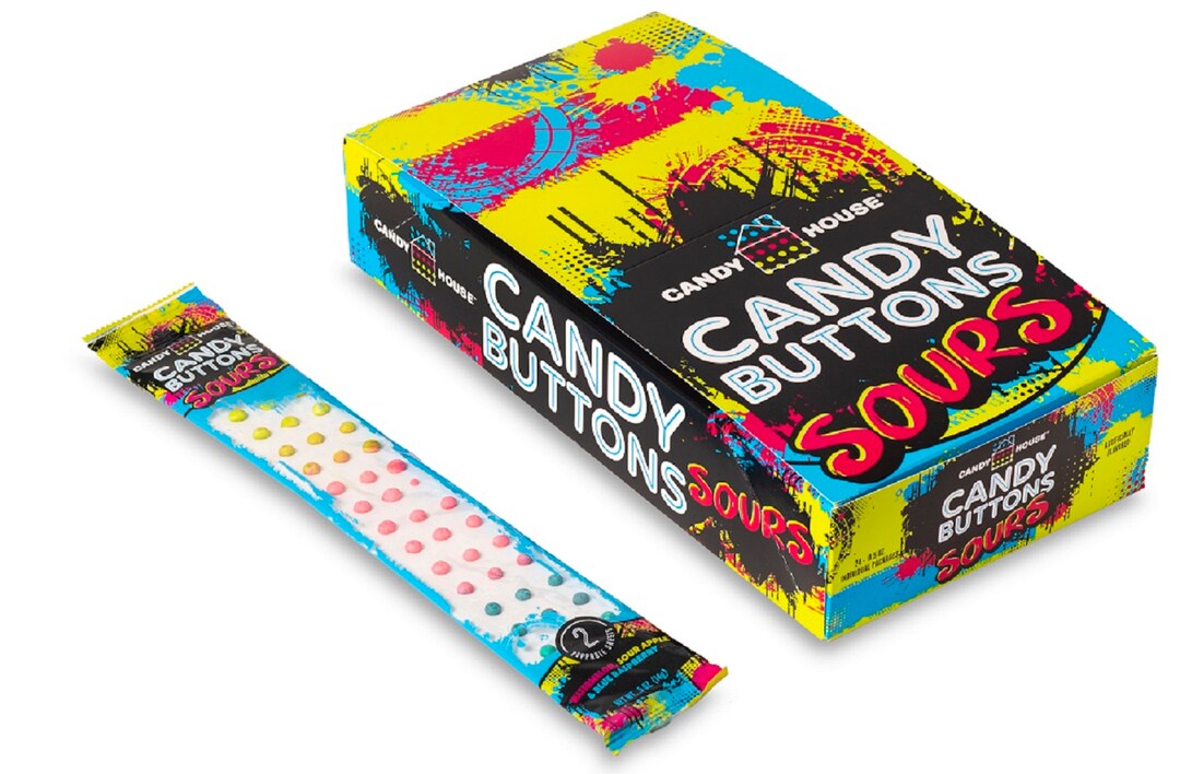 Candy House Candy Buttons Sours - 24 Ct. Box - Etsy
