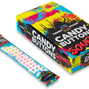 Candy House Candy Buttons Sours - 24 Ct. Box - Etsy