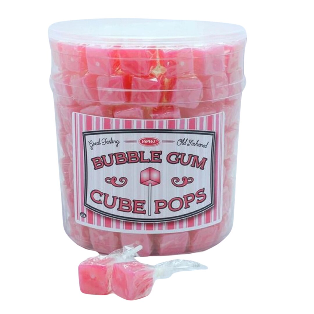 Bubble Gum Cube Pops - Etsy