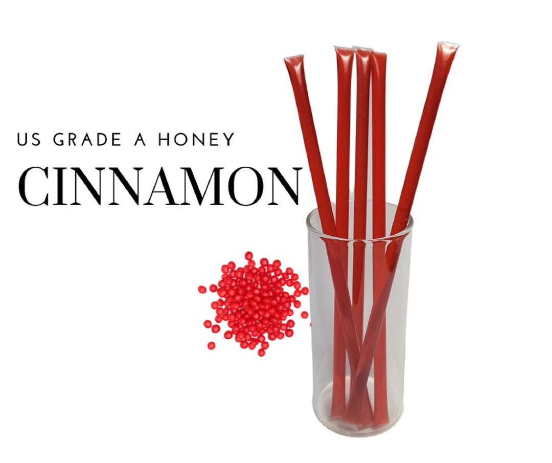 Honey Sticks, Bee Krazy Honey Sticks Cinnamon 10 Ct. - Etsy