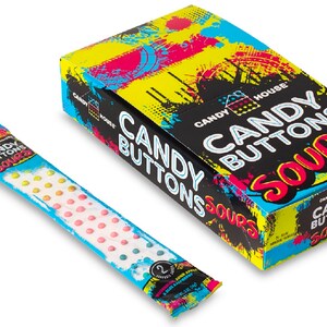 Candy House Candy Buttons Sours - 24 Ct. Box - Etsy