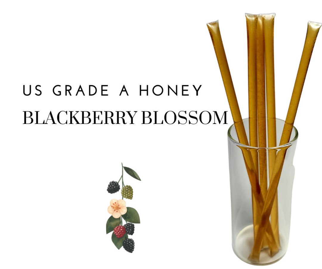 Honey Sticks, Bee Krazy Honey Sticks Blackberry Blossom 10 Ct. - Etsy