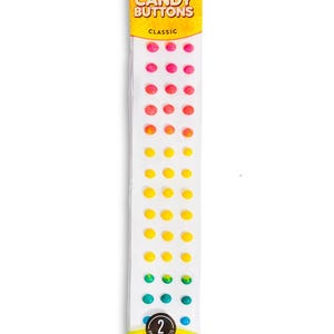 Candy House Candy Buttons Classic Clip Strip - 12 Ct Strip - Etsy