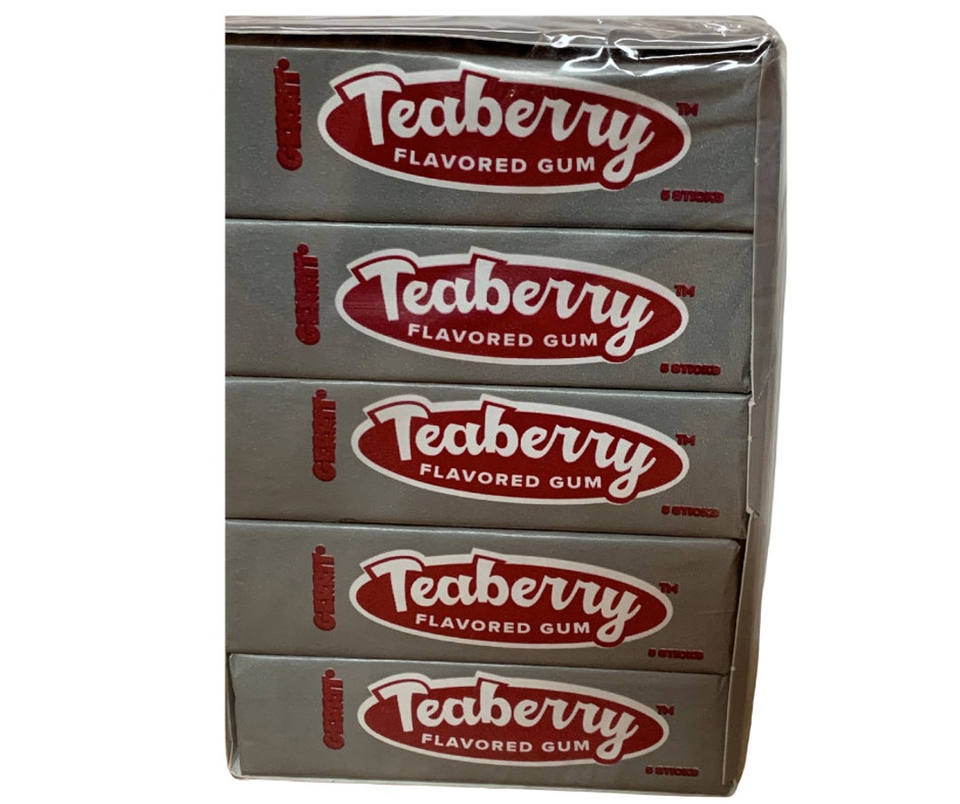 Teaberry Chewing Gum 20 Pack Box - Etsy