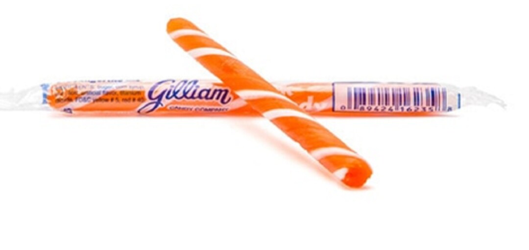 Gilliam Tangerine Stick Candy - 80 Count - Etsy