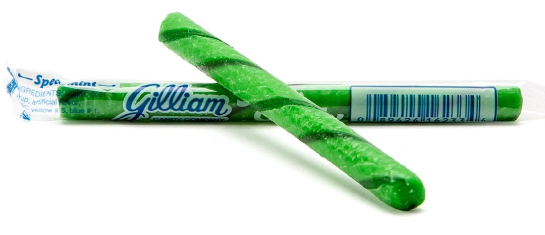 Gilliam Spearmint Stick Candy - 80 Count - Etsy