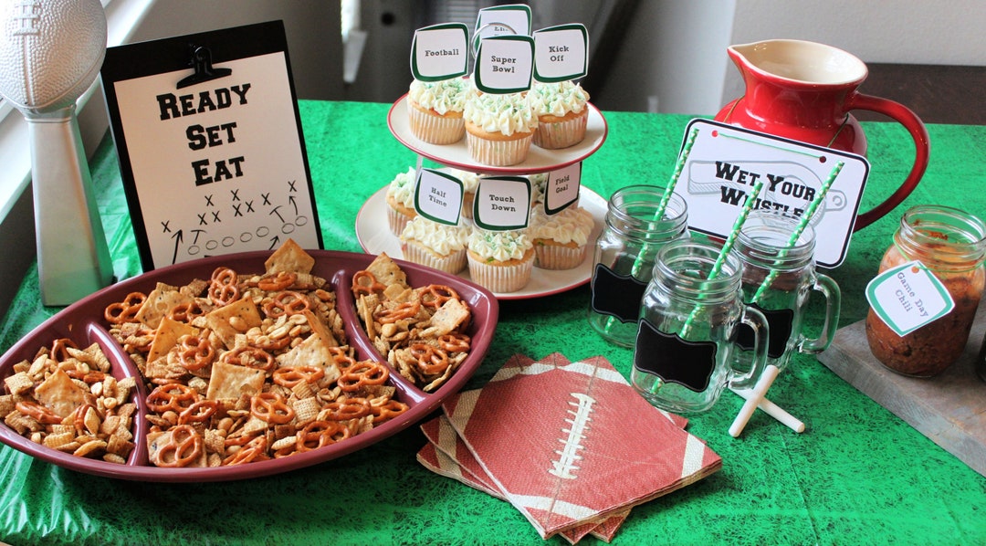 Football Printable Party Pack - Etsy