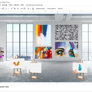 Virtual Art Classroom for Remote Learning - Etsy
