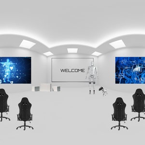 Virtual Computer / Technology Background for Remote Learning - Etsy