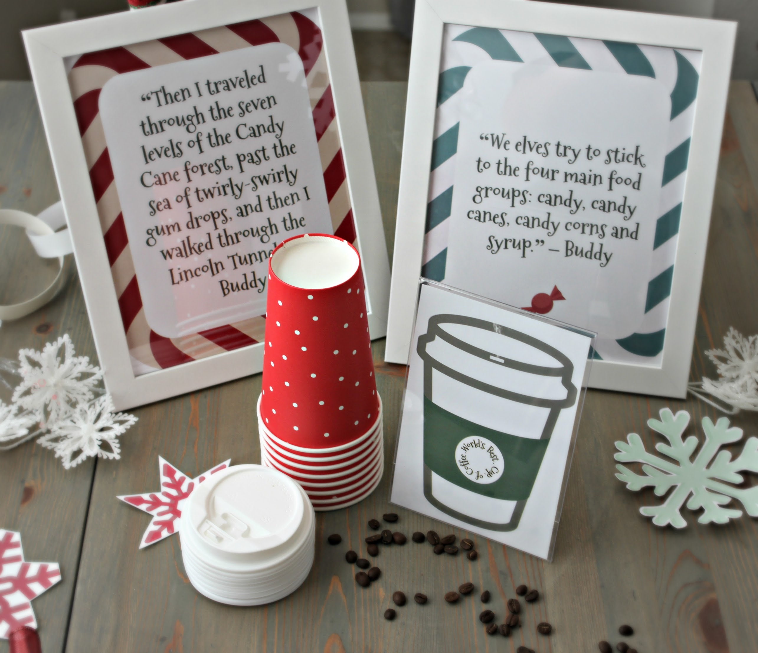Elf Themed Printable Party, Instant Download Digital Party Prints for ...