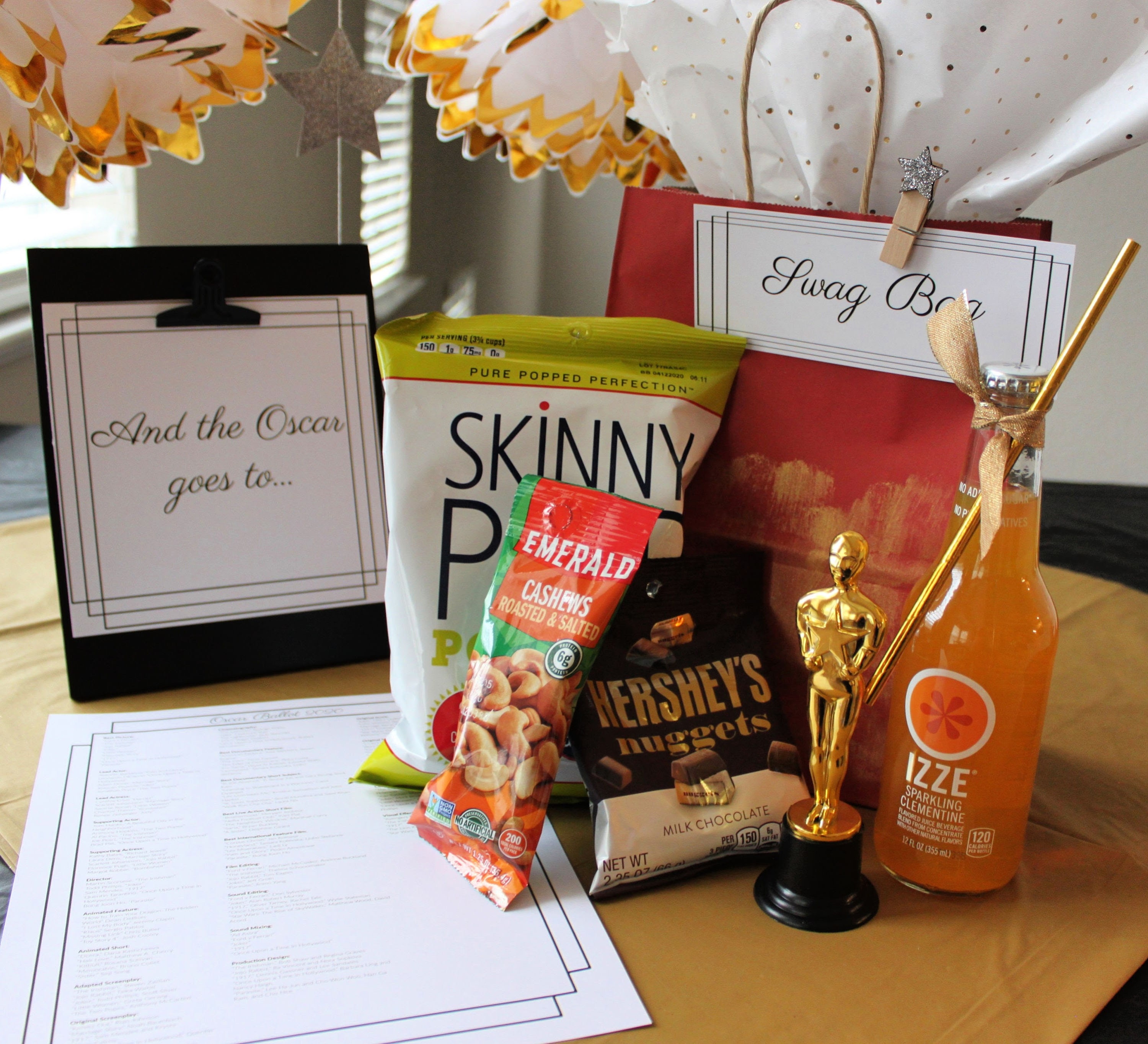 Oscar Printable Party - Etsy